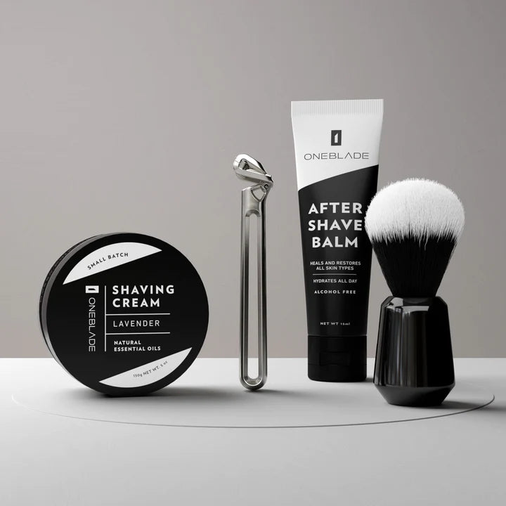 Black Tie Single Blade Safety Razor Shaving Kits | OneBlade